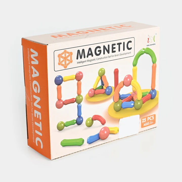 Magnetic Bar Blocks Toy 25 Pieces 705-25 – Maskidz